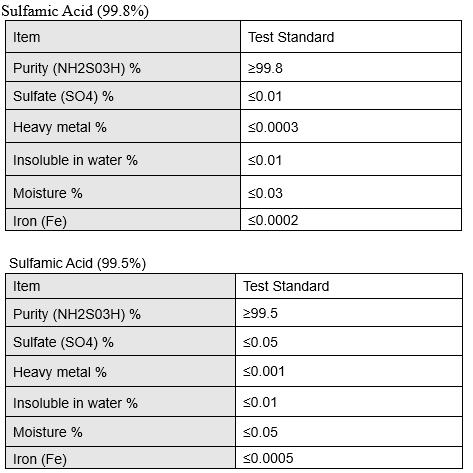 Sulphamic Acid - Buy Sulphamic Acid Product on Yuyin Chemical